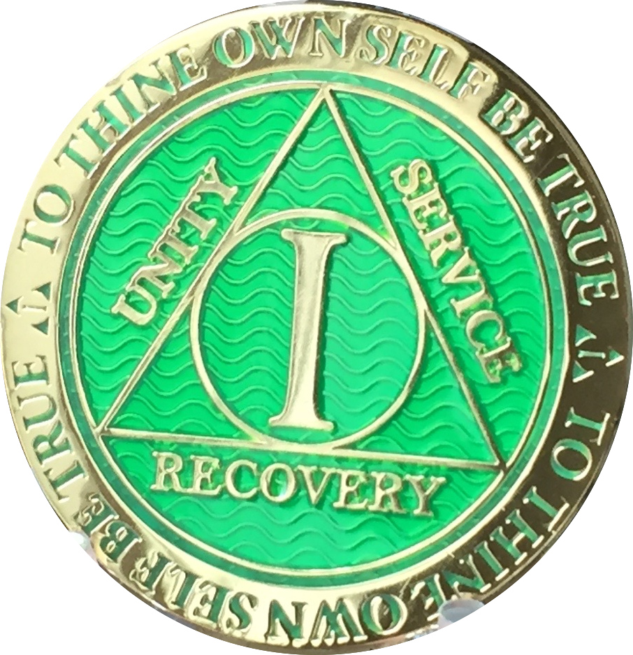 Reflex Green AA Medallions – RecoveryChip