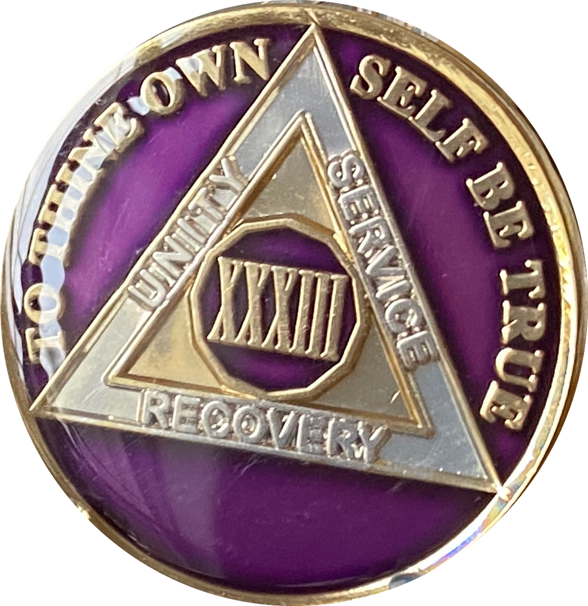 33 Year AA Medallions – Tagged "CHOOSE YEAR" – RecoveryChip