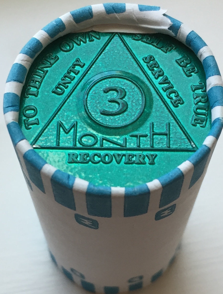 3 Month AA Medallion 90 Day Sobriety Chips – Tagged "6 month ...