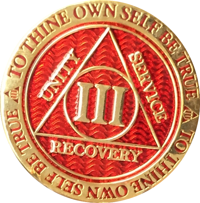 Red AA Medallions – Tagged "19 Year" – RecoveryChip