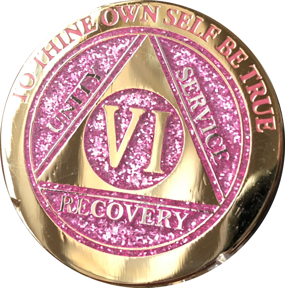 Pink AA Medallions – RecoveryChip