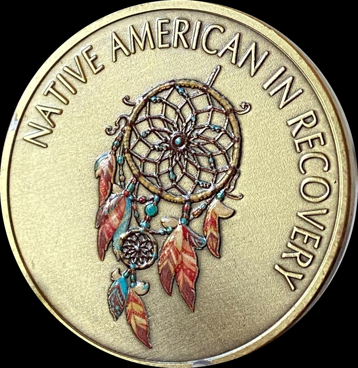 Native American Sobriety Coins Great Spirit Prayer Chips AA NA Members ...