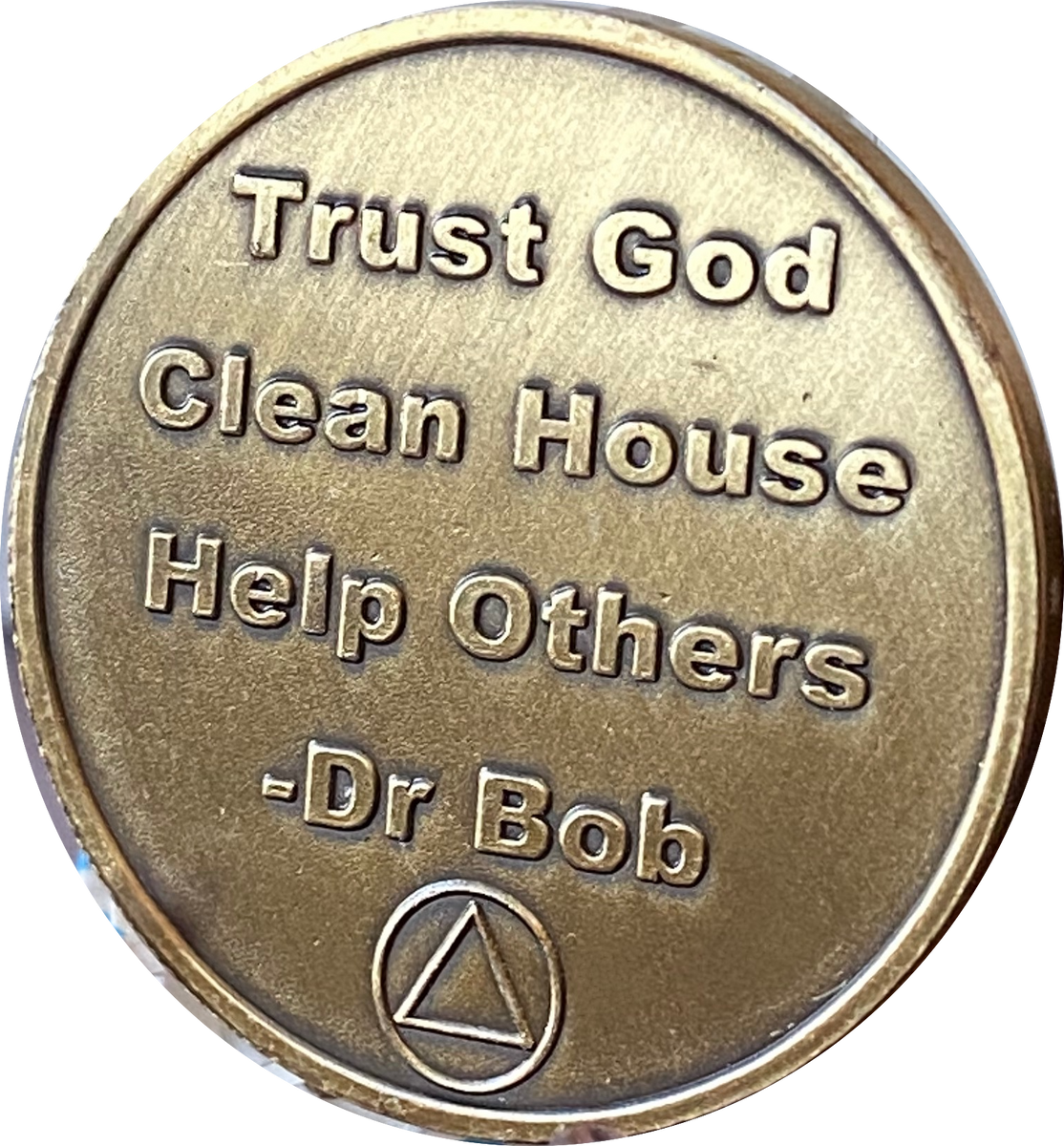 24 Hours AA Medallion Trust God Clean House Help Others Doctor Bob Chi ...