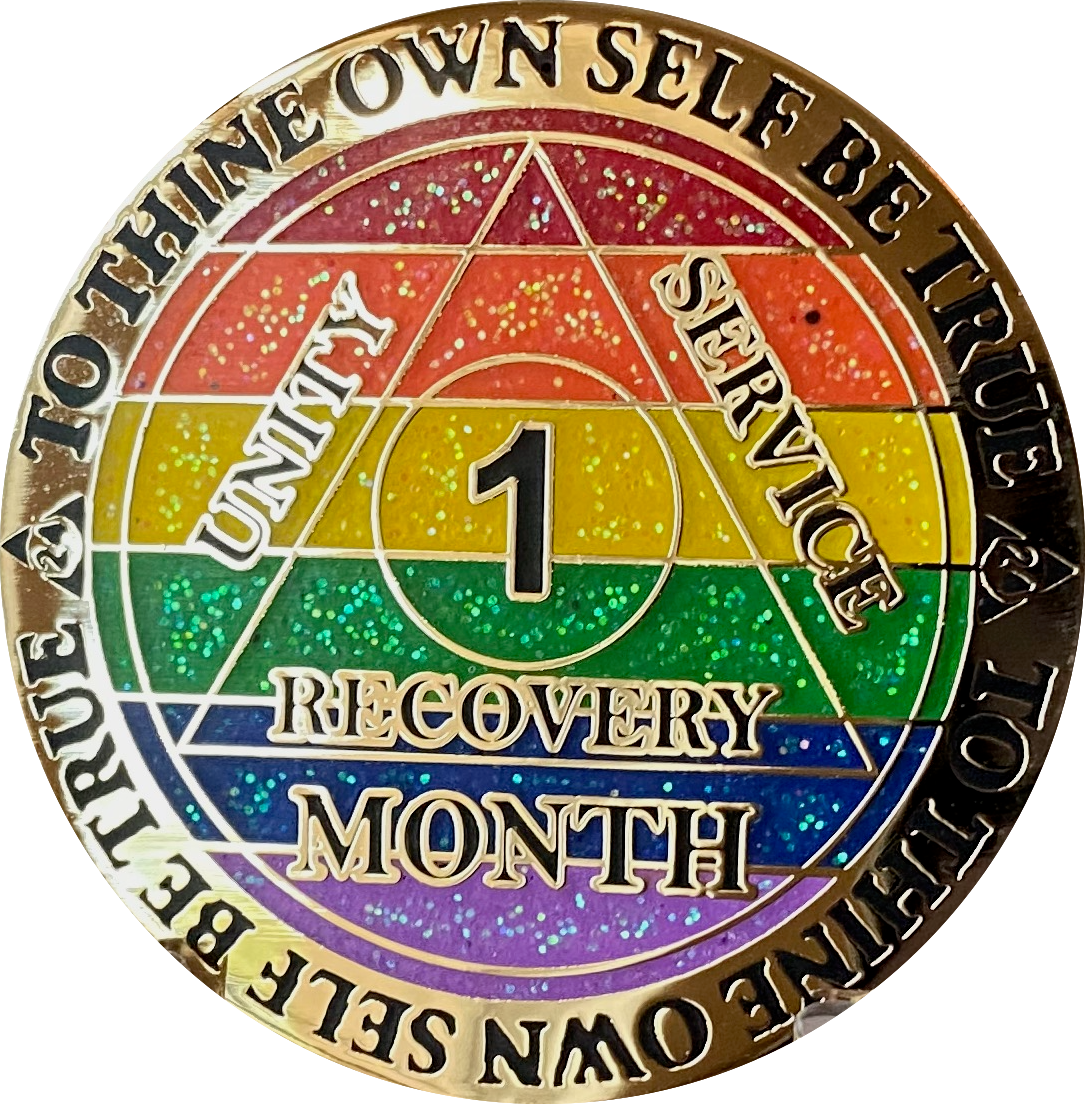 1 2 3 4 5 6 7 8 9 10 11 or 18 Month AA Medallion Reflex Rainbow Glitte ...