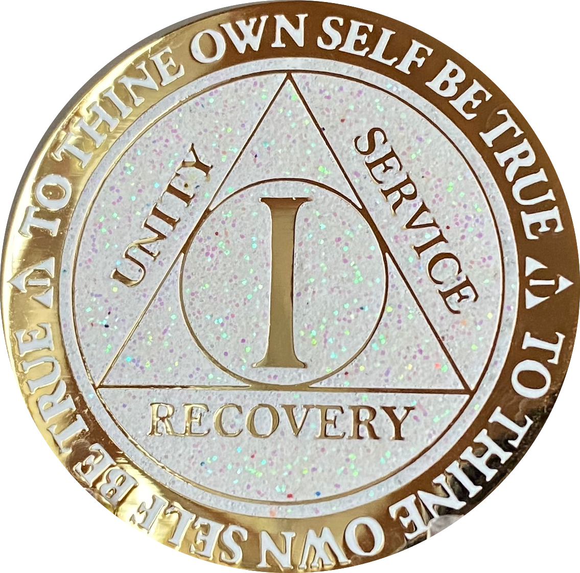 2 Year AA Chips Sobriety Coins Given By Members of Alcoholics Anonymou ...