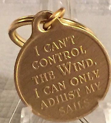 Sailing Sail Boat Sailboat Bronze Key Chain Wind Adjust Sails Keychain ...