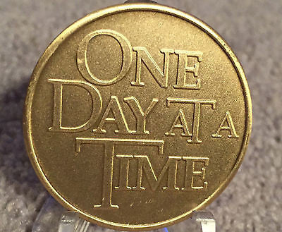 Recovery Begins With one Sober Hour Bronze Medallion Chip One Day At A ...