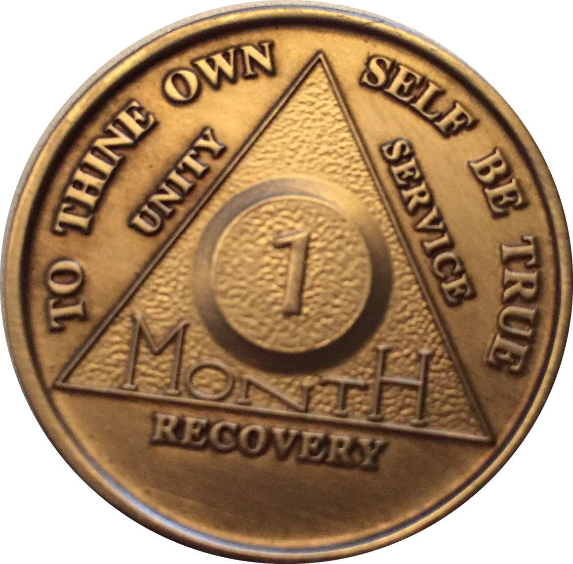 AA Month Medallion Bronze Sobriety Chip Coin 1 2 3 4 5 6 7 8 9 10 11 1 ...