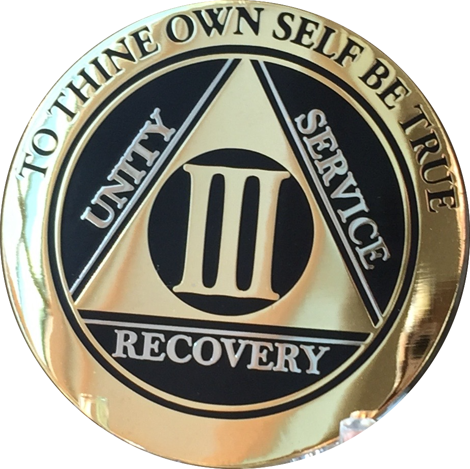 Silver Plated AA Medallions Alcoholics Anonymous Chips – RecoveryChip
