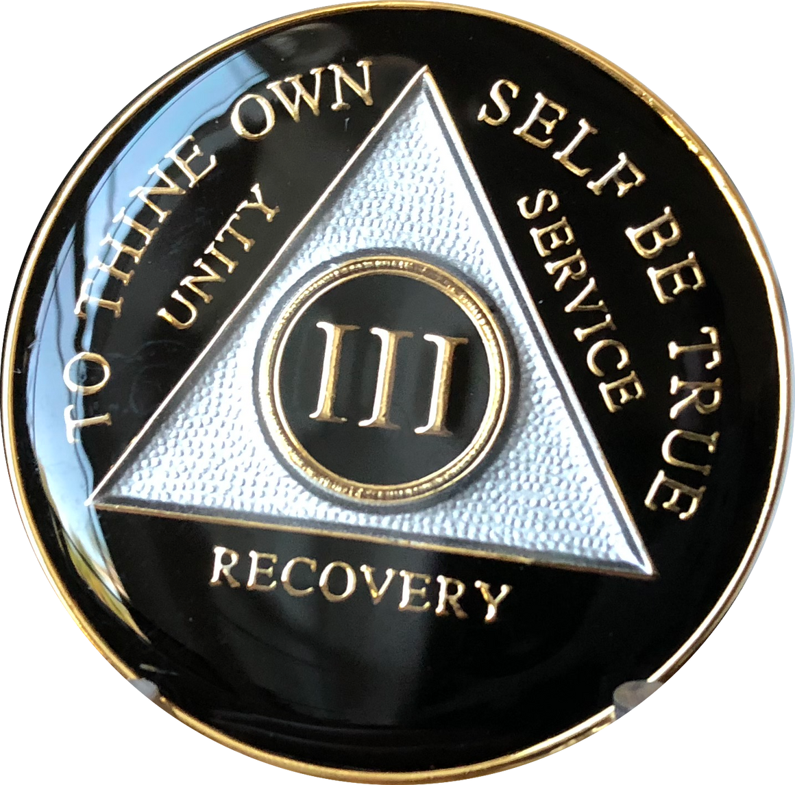 2 Year AA Chips Sobriety Coins Given By Members of Alcoholics Anonymou ...