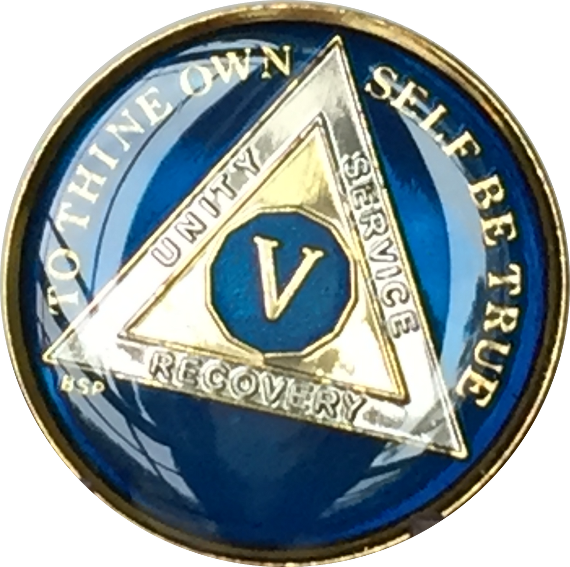 2 Year AA Chips Sobriety Coins Given By Members of Alcoholics Anonymou ...
