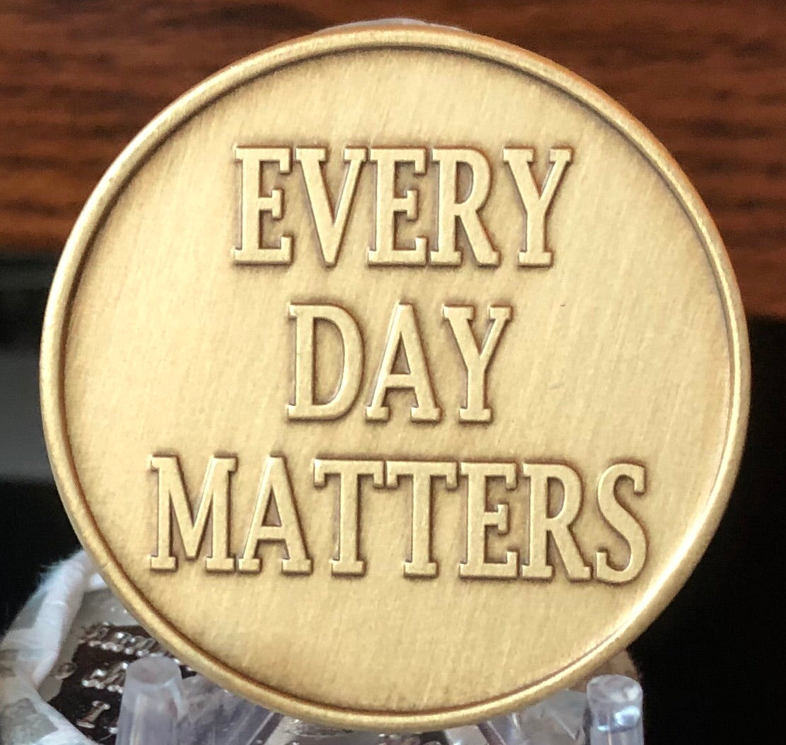 Attitude Every Day Matters Eagle Medallion Chip Coin Bronze – RecoveryChip