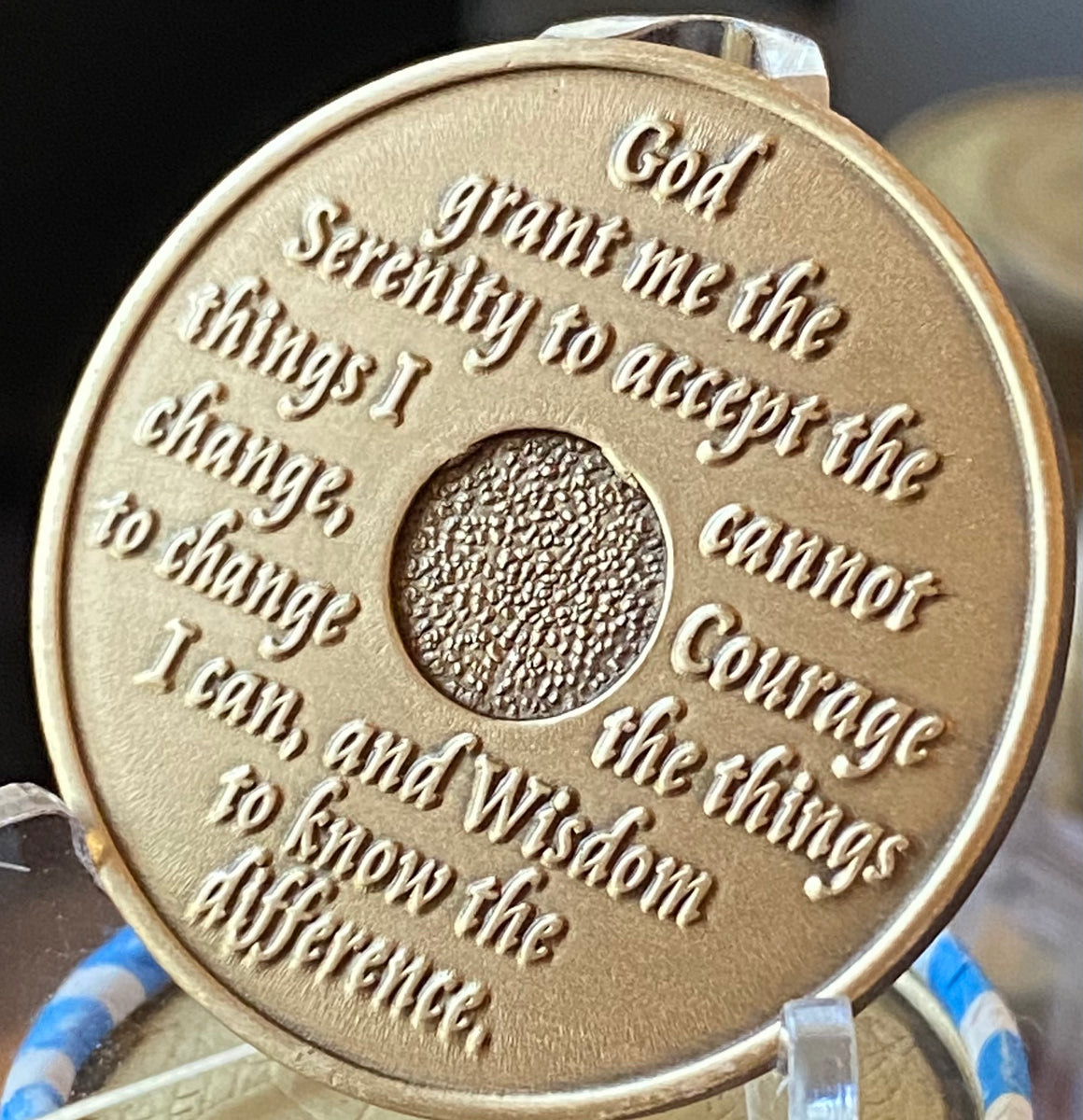 4 Year AA Medallion Bronze Wendells Sobriety Chip – RecoveryChip